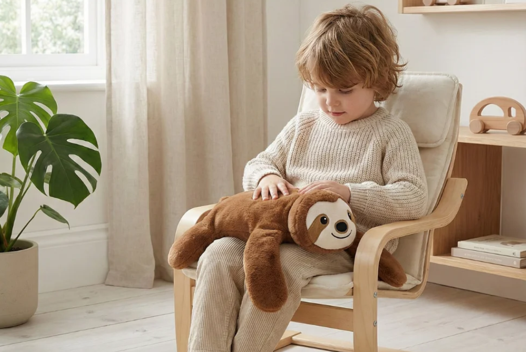 Waarom verzwaarde knuffels rust en comfort kunnen bieden. – Drukke Mama's