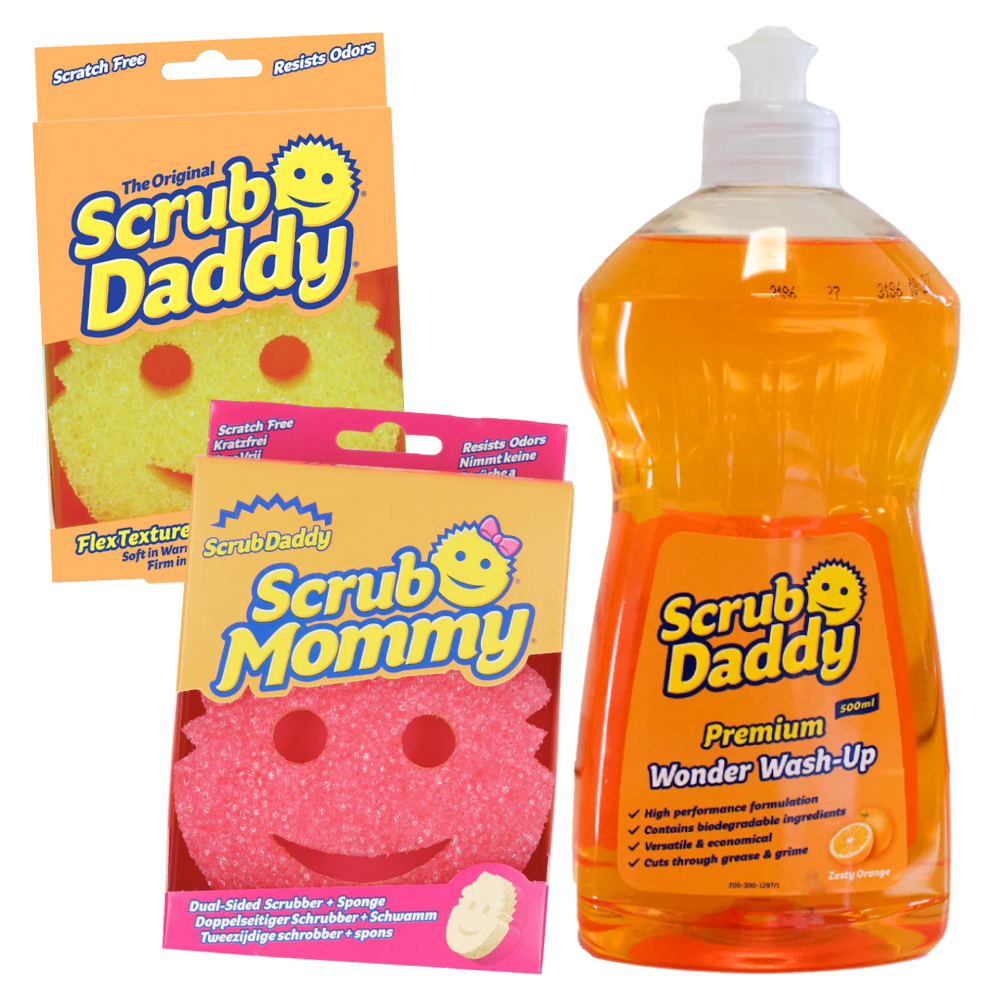 Scrub Daddy - Slimme schoonmaakspons & accessoires | Drukke Mama's